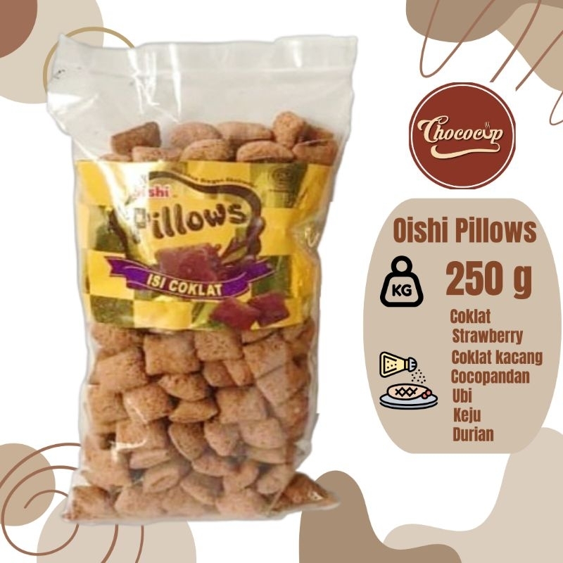 Jual PROMO 12.12 || OISHI PILLOWS 250G || PUSAT GROSIR SNACK DAN COKLAT ...