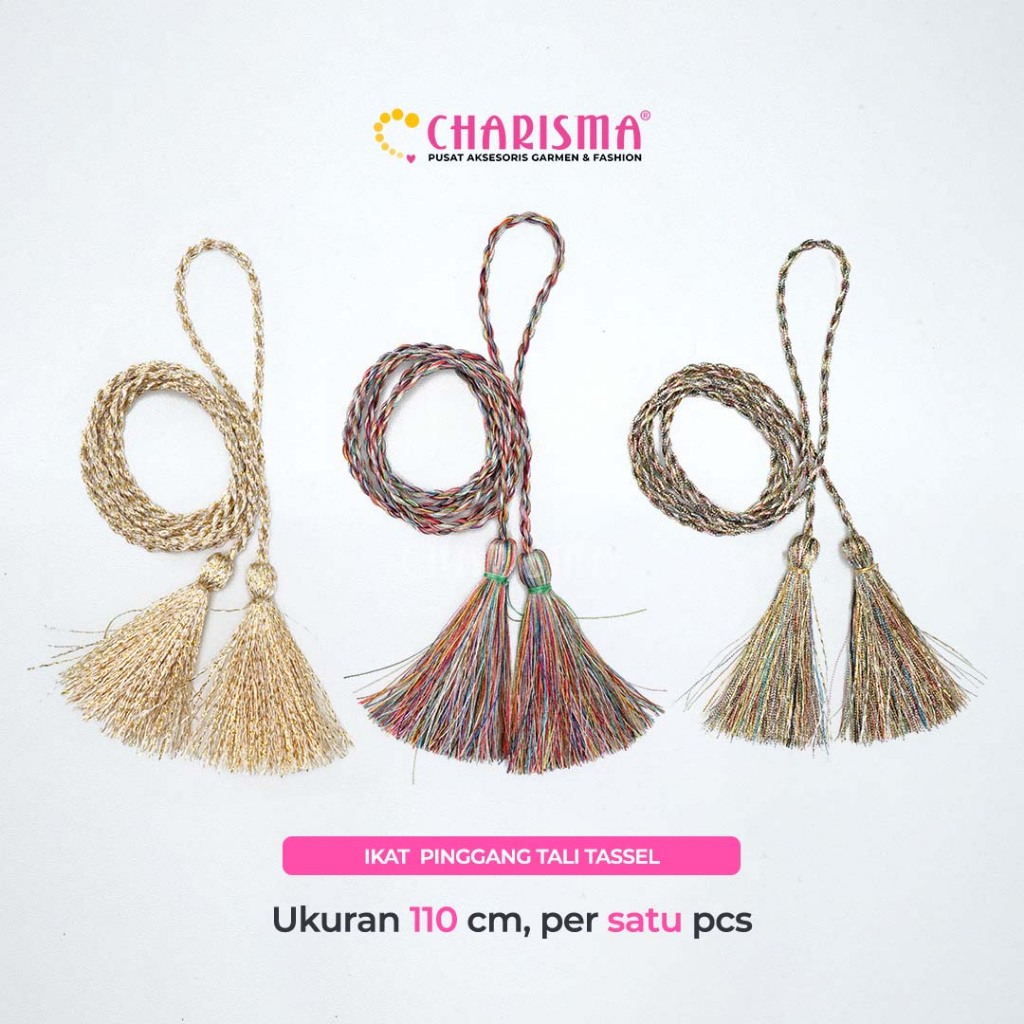 Jual Charisma Ikat Pinggang Tassel Rainbow - Ikat Pinggang Tali Rumbai ...