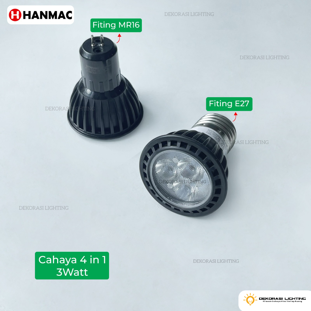 Jual Lampu halogen led 3w 4cahaya e27 mr16 g4 spot | Shopee Indonesia