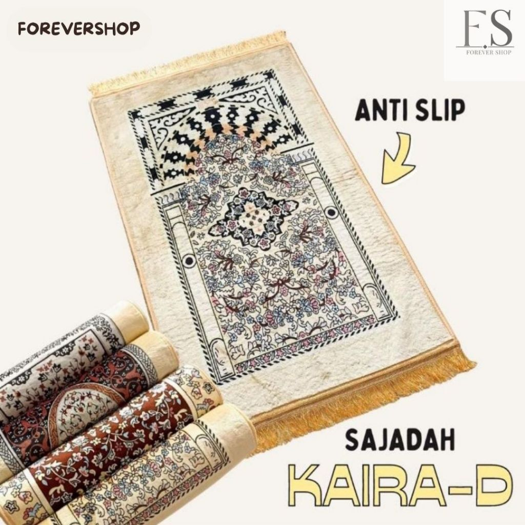 Jual FOREVER-PAKET HEMAT ISI 4PCS SAJADAH Muslim Turki Bulu Lembut ...