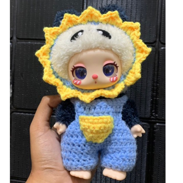 Jual Baju Bunga Matahari Liila’ zoo/ Labubu / Liila’s Zoo Rajut Custom ...