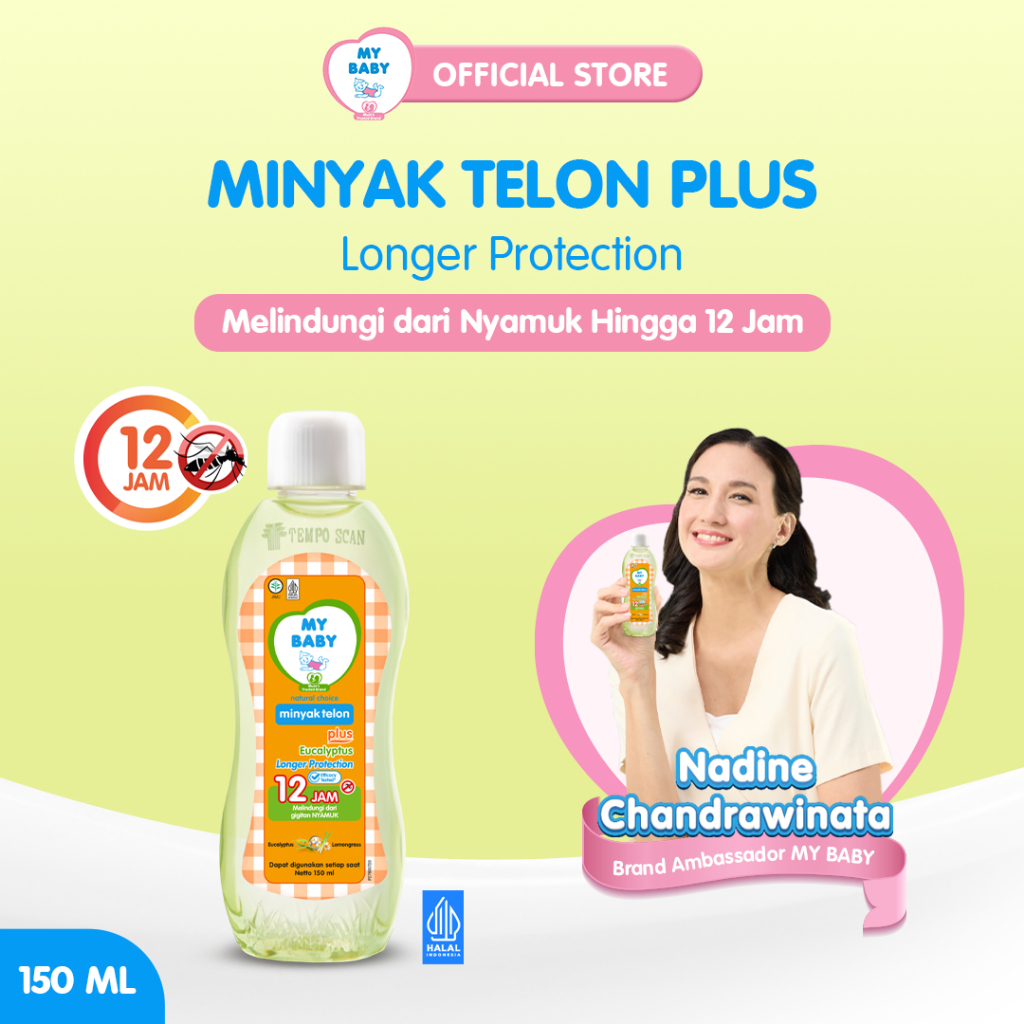 Jual MY BABY Minyak Telon Plus Longer Protection 12 jam 150mL - Exp: 05.2026 | Shopee Indonesia