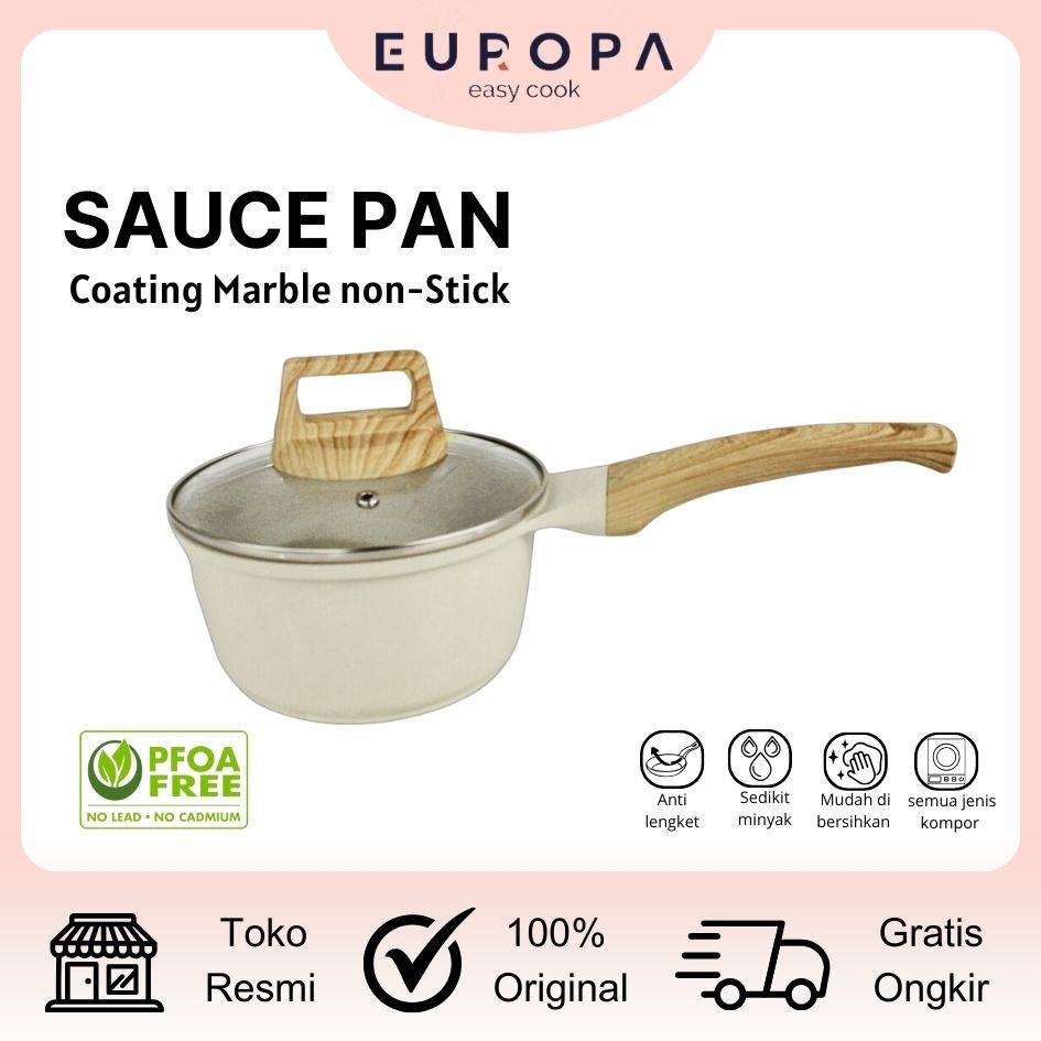 Jual Panci Susu Mpasi 16/18Cm Anti Lengket Lengkap Dengan Tutup Kaca ...