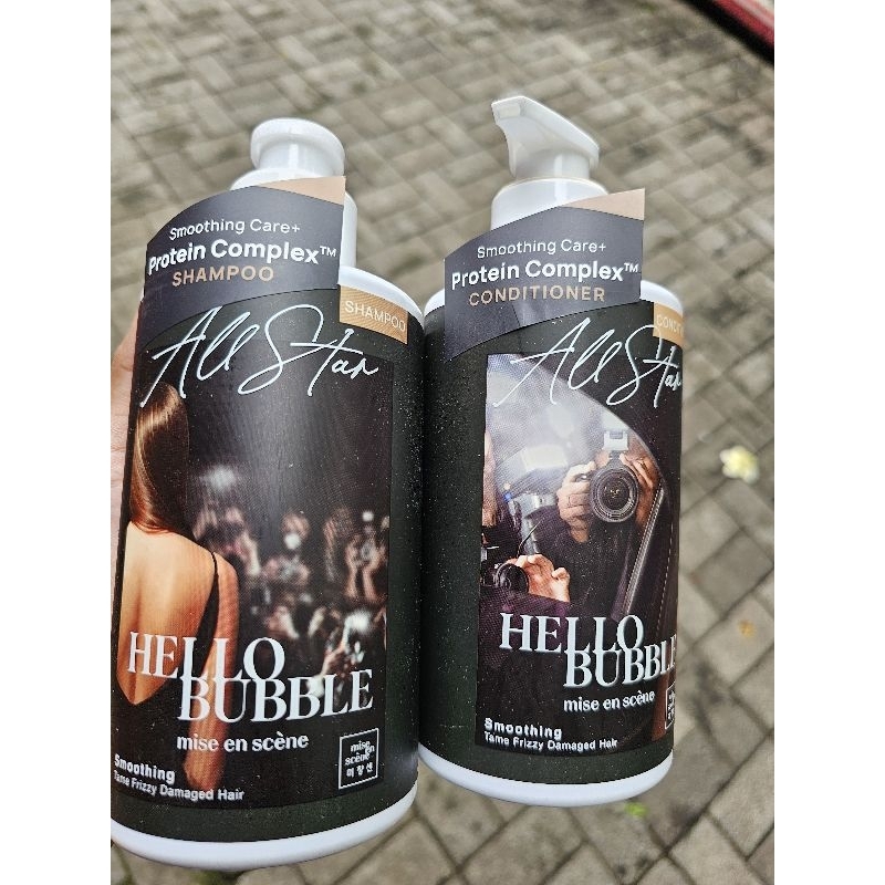 Jual mise en scene hello bubble all star smoothing care shampoo ...