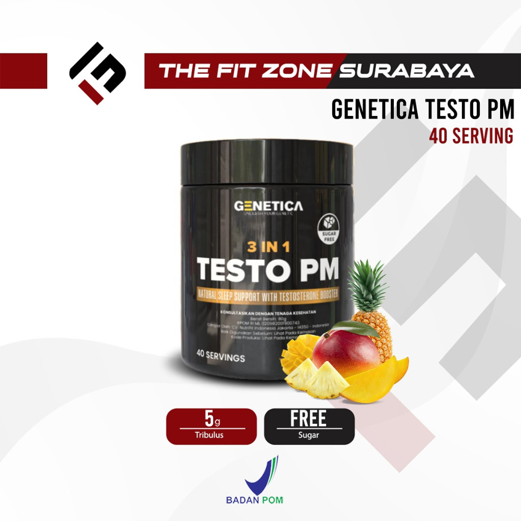 Jual GENETICA Testo PM 40 Servings Supplementasi Fitness Testosterone ...