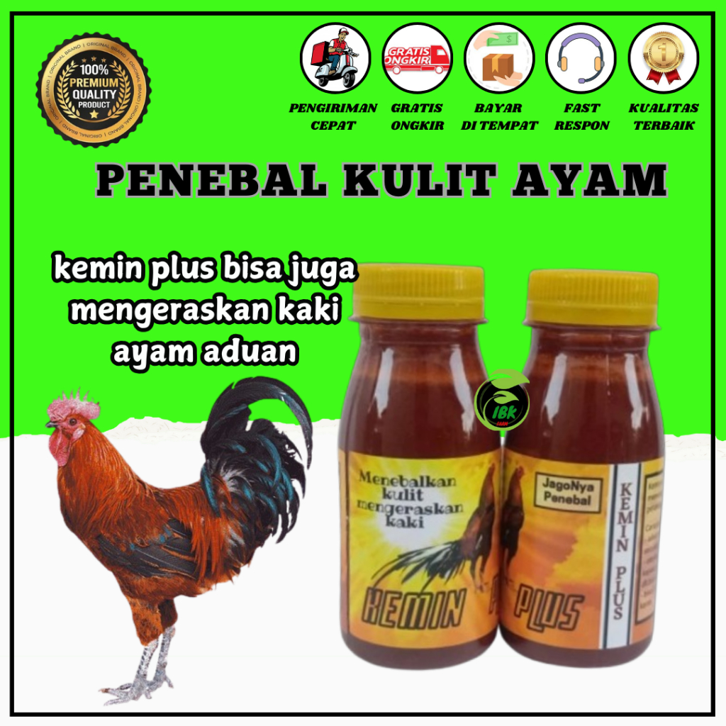 Jual kemin ayam penebal kulit ayam pengeras kaki ayam kemin plus ...