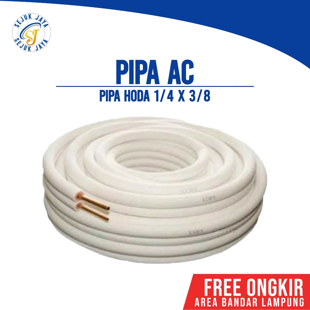 Jual PIPA AC HODA 1/4 - 3/8 (1/2 - 1 PK) | Harga Per Meter | Shopee Indonesia