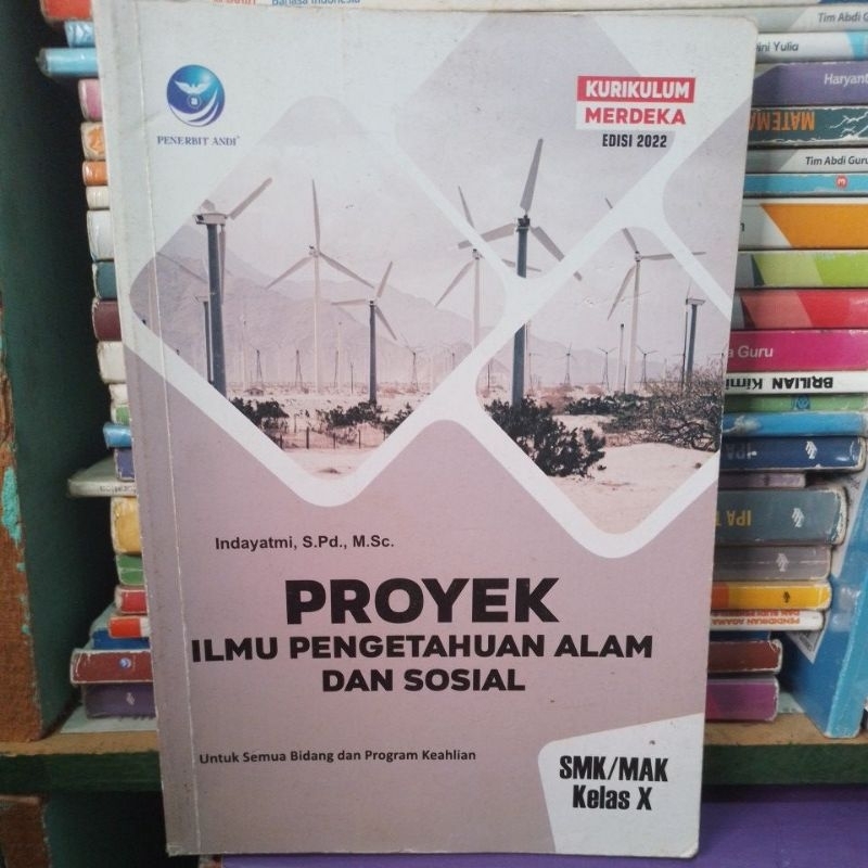Jual BUKU PROYEK ILMU PENGETAHUAN ALAM DAN SOSIAL UNTUK SMK/MAK KELAS X ...
