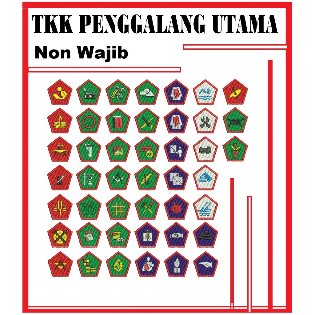 Jual TKK Penggalang Utama non wajib (bordir) | Shopee Indonesia