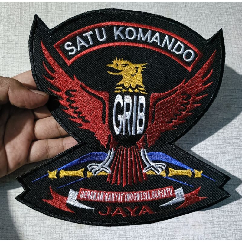 Jual BAT/LOGO BORDIR GRIB JAYA (besar buat di punggung) | Shopee Indonesia