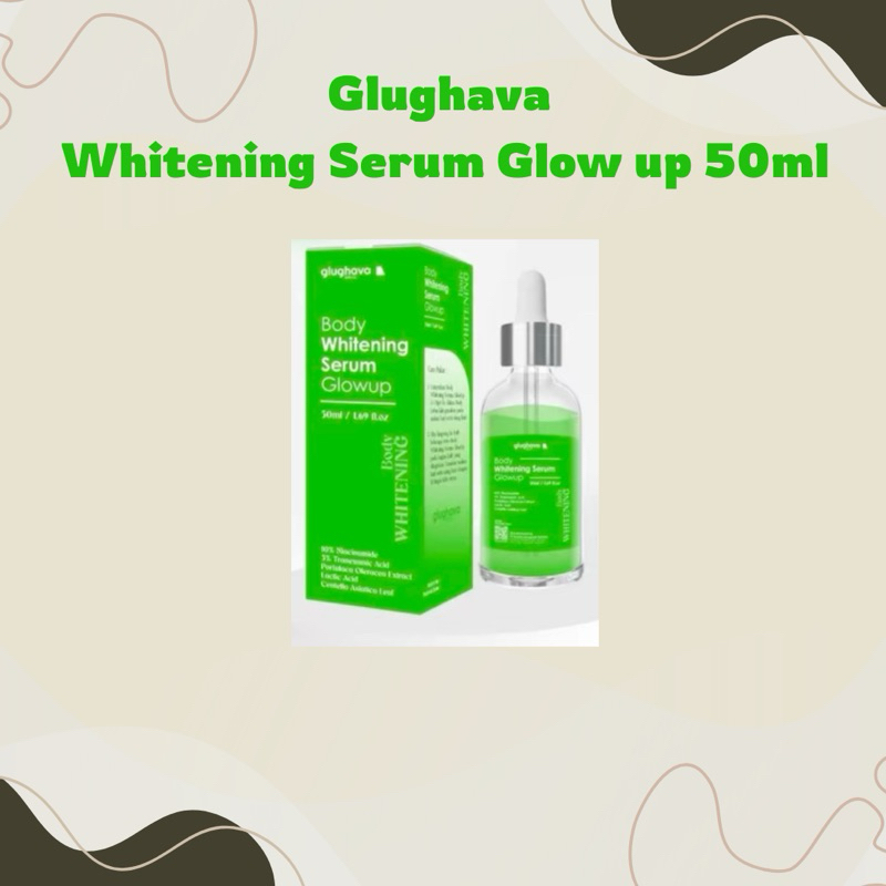 Jual Glughava Whitening Serum Glow Up (50 ML)- Whitening Body Serum Glowup 50ml | Shopee Indonesia