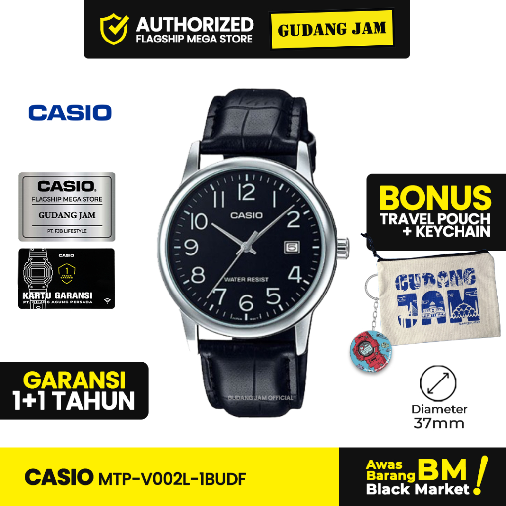 Jual Jam Tangan Casio Mtp V002l 1budf Mtp V002l 1b Mtp V002l Mtp V002 Mtpv002l Mtp V002l Slf