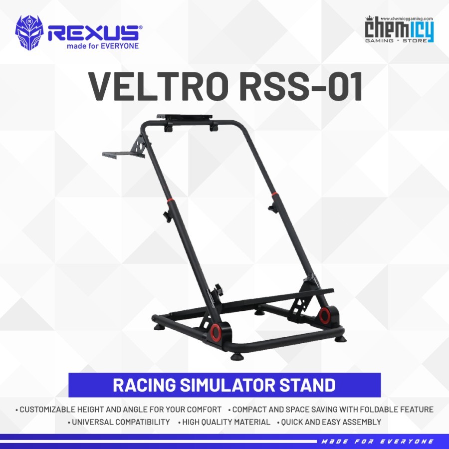 Jual Rexus Veltro RSS01 / RSS-01 Steering Wheel Stand Racing Simulator ...