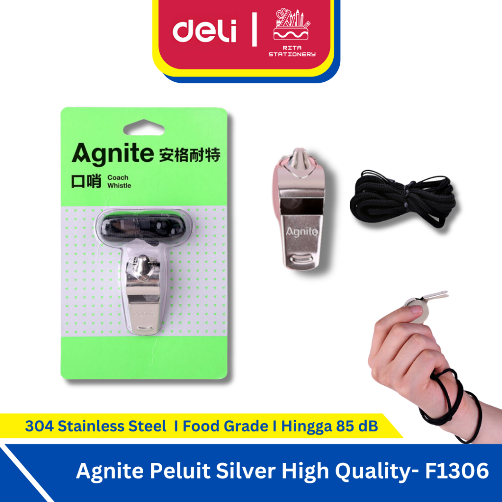 Jual Agnite Whistle / Pluit / Peluit Silver Besi Suara Nyaring ...