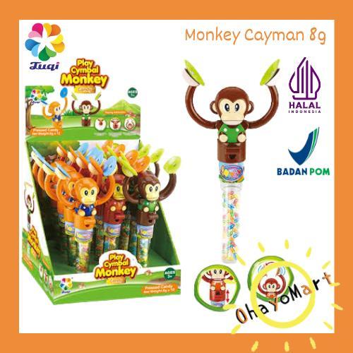 Jual JUQI Play cymbal monkey candy / Mainan monyet simbal isi permen ...