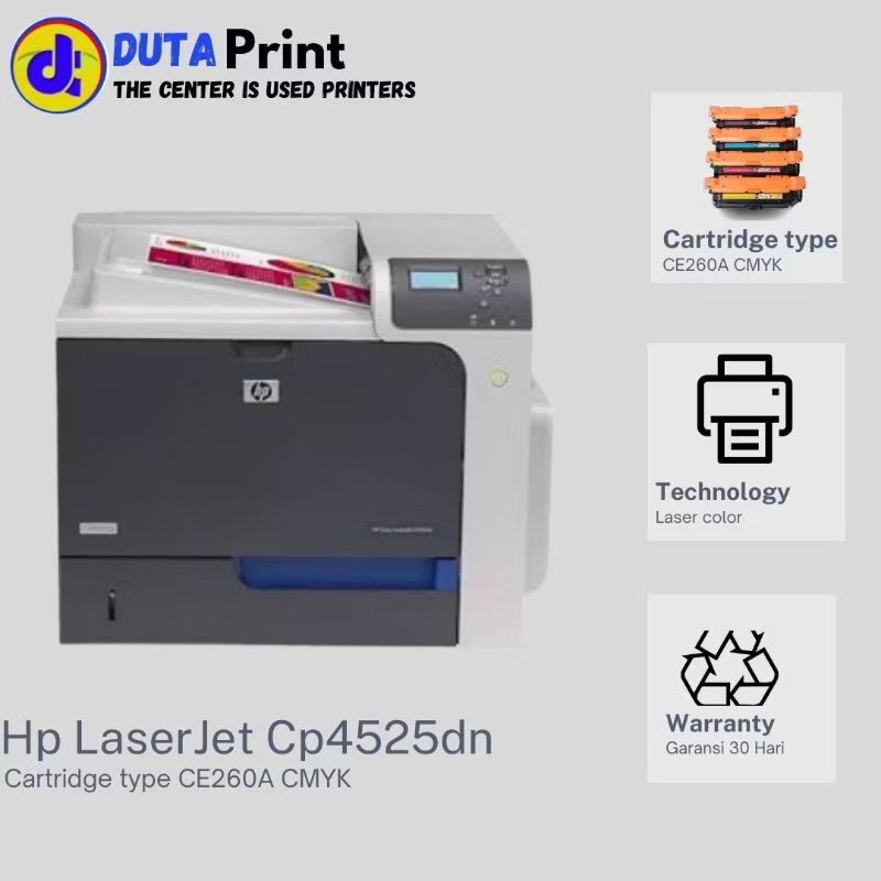 Jual Printer hp LaserJet Cp4525dn warna A4/f4 | Shopee Indonesia