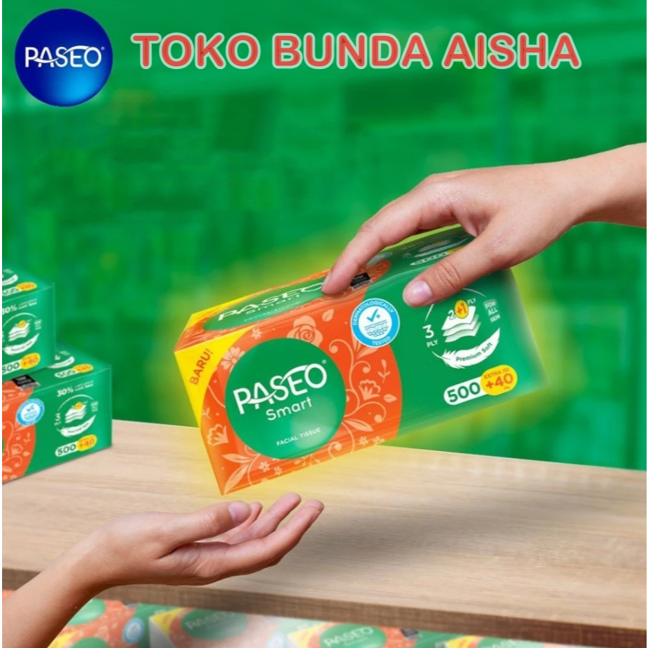 Jual PASEO Tissue Smart 500+40 Sheets 2+1 PLY | Shopee Indonesia