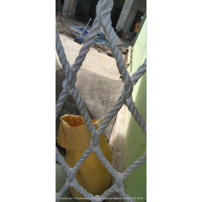 Jual Safety net nilon 10mm,lubang 10cm jaring pengaman jaring safety ...