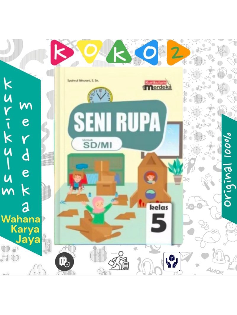 Jual BUKU PAKET SENI RUPA KELAS 5 SD KURIKULUM MERDEKA WAHANA KARYA JAYA | Shopee Indonesia