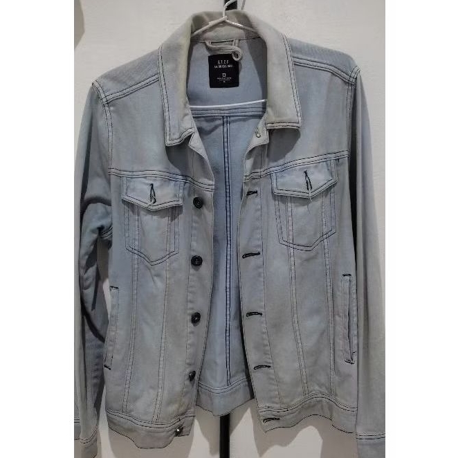 Jual Penshoppe Preloved Jacket Denim Pria | Shopee Indonesia