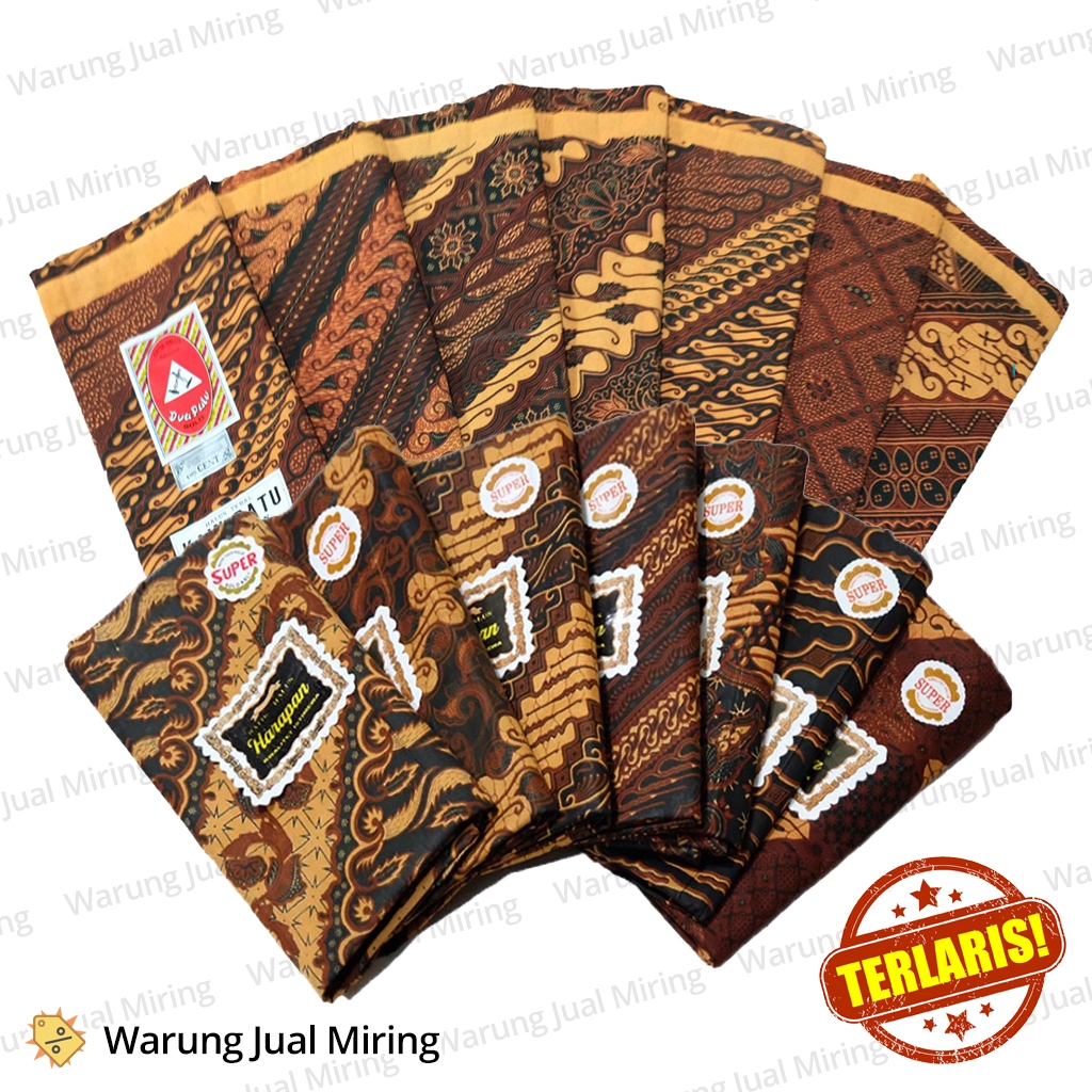 Jual Kain Batik Motif Batik Print Panjang Tradisional Indonesia Batu ...