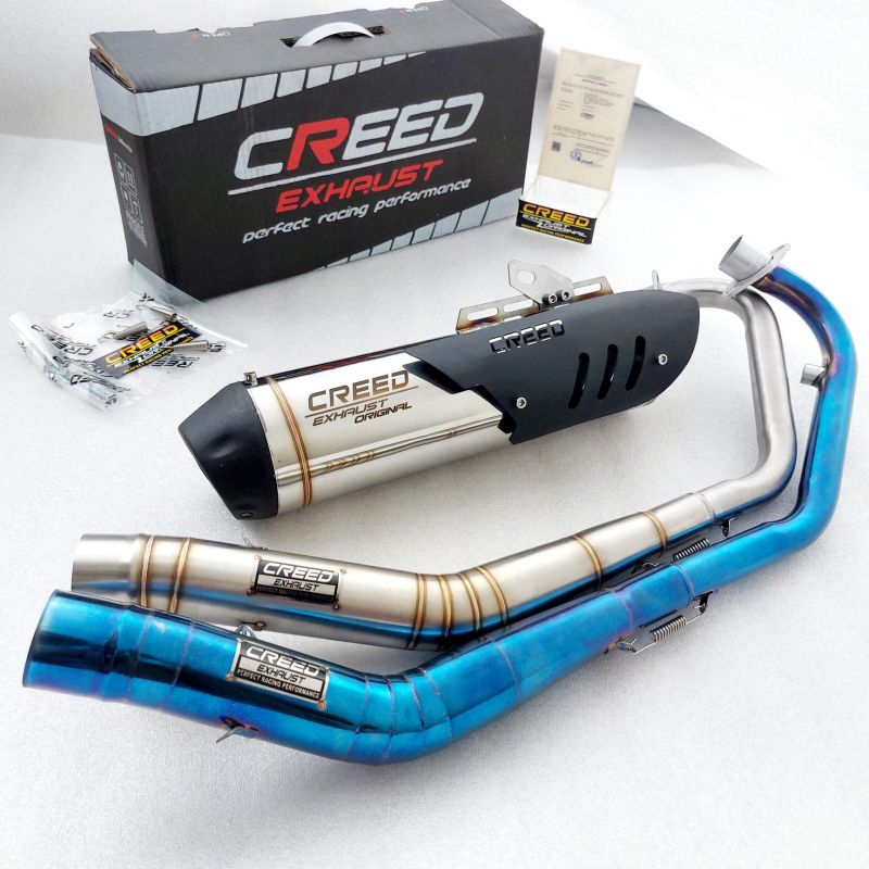 Jual KNALPOT STD STANDAR RACING 100% CREED EXHAUST GEN2 FOR MX KING ...