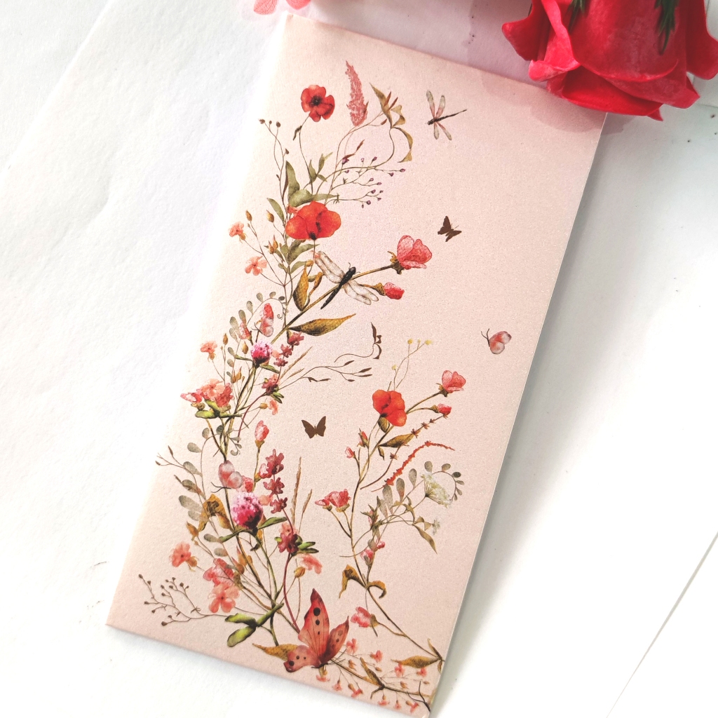Jual Amplop Uang Angpao Premium Spring Flower Butterfly | Amplop ...