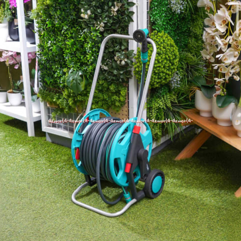 Jual Krisbow 30m Hose Reel Water Set With Wheels Selang Air Gulung Roda ...