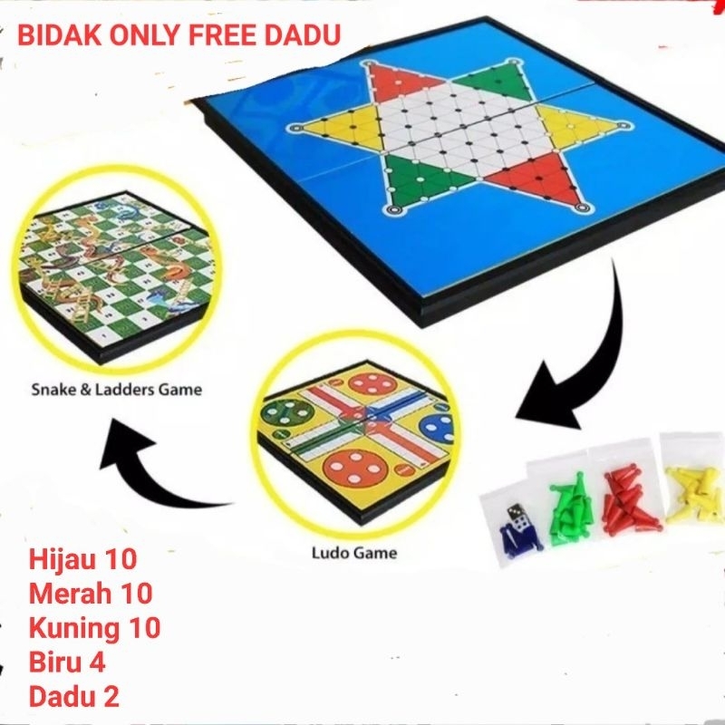 Jual Bidak Set Ular Tangga Ludo Halma | Shopee Indonesia