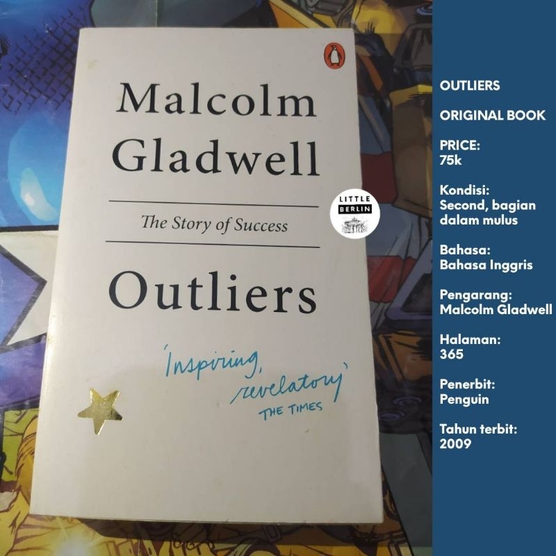 Jual ORIGINAL Buku MALCOLM GLADWELL Outliers English Book Preloved Motivasi Bisnis Best Seller ...