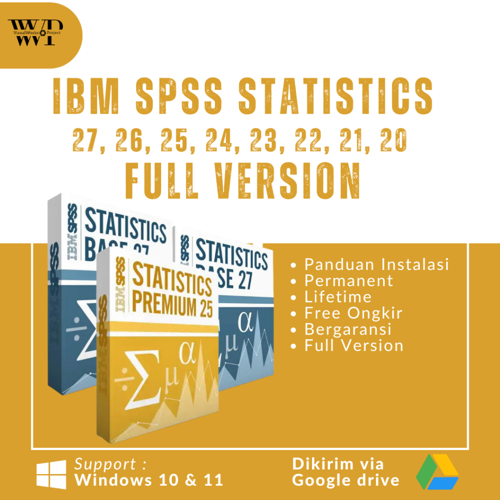 Jual Software Statistics SPSS 27, 26, 25, 24, 23, 22, 21, 20 Full Version Aktif Selamanya ...