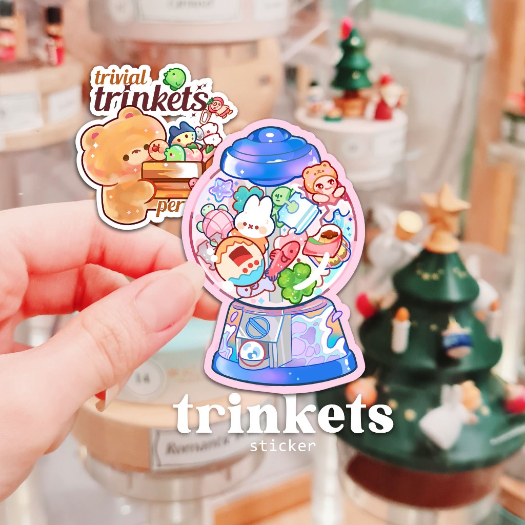 Jual Trinkets Aesthetic Sticker Gumball Machine by Pomiechi | Shopee ...
