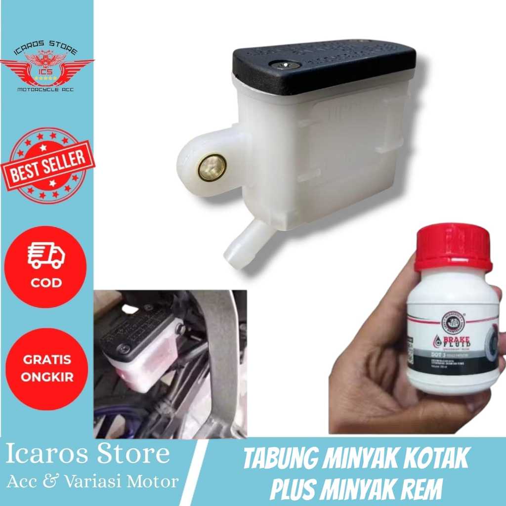 Jual Tabung Minyak Rem Belakang tabung minyak rem model kotak Vixion ...