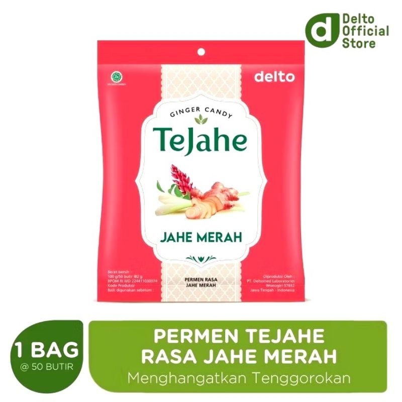 Jual Tejahe Permen Jahe Merah Isi 50 Butir | Shopee Indonesia