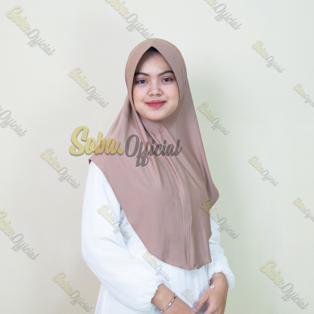 Jual SOBAA HIJAB - Kerudung Bergo Instan Pet Besar Oval Pinguin Jersey Premium Size L | Shopee ...