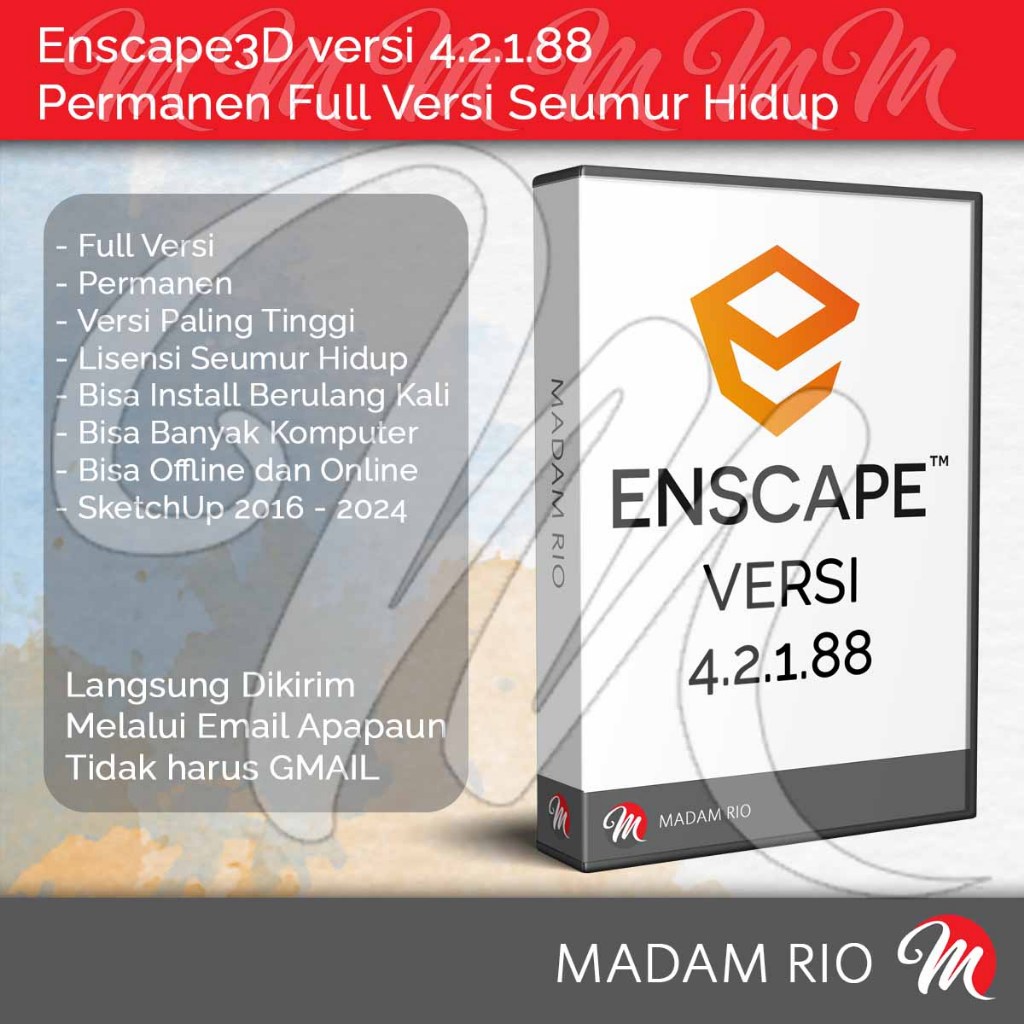 Jual Enscape 4.2.1.88 atau Enscape 3D Lisensi Permanen OS WIN Termasuk ...