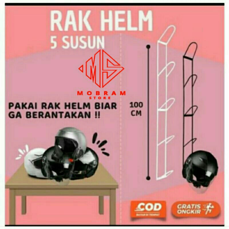 Jual RAK HELM / GANTUNGAN HELM / TEMPAT HELM TEMPEL DINDING | Shopee ...