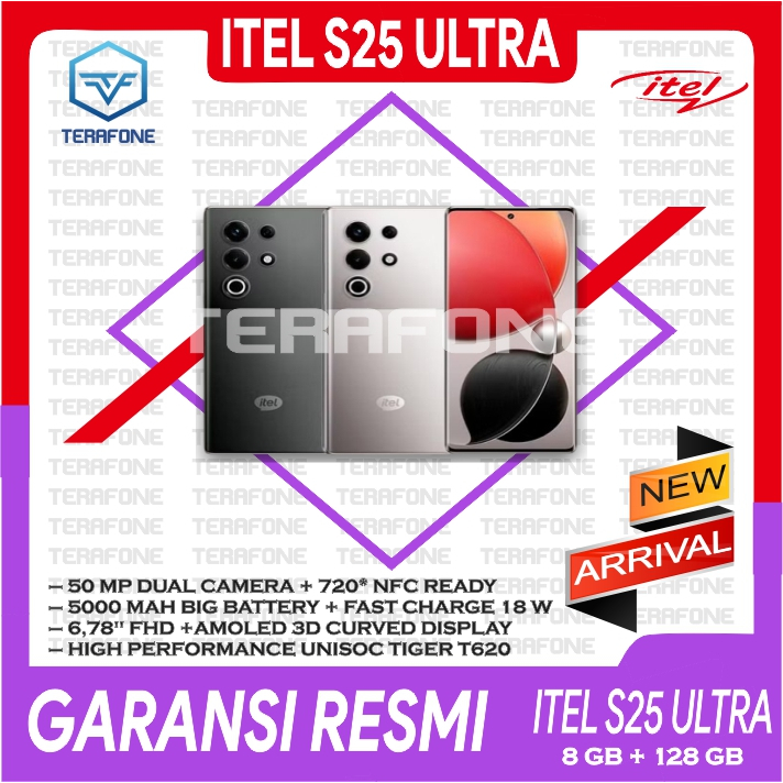 Jual ITEL S25 ULTRA RAM 8/128 8/256 GB GARANSI RESMI TERMURAH | Shopee ...