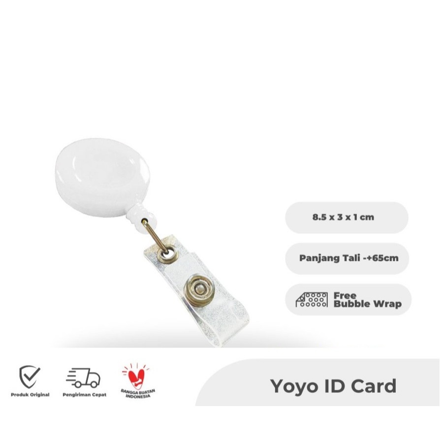 Jual Yoyo Tali Id Card Gantungan ID CARD Hang Tag Name Tag Standard ...