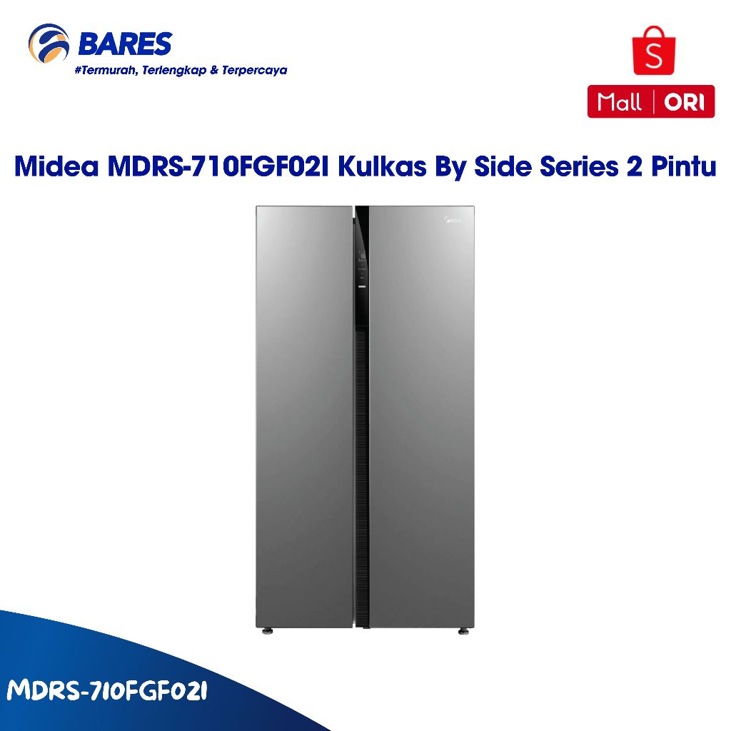 Jual Midea MDRS-710FGF02I Kulkas By Side Series 2 Pintu | Shopee Indonesia