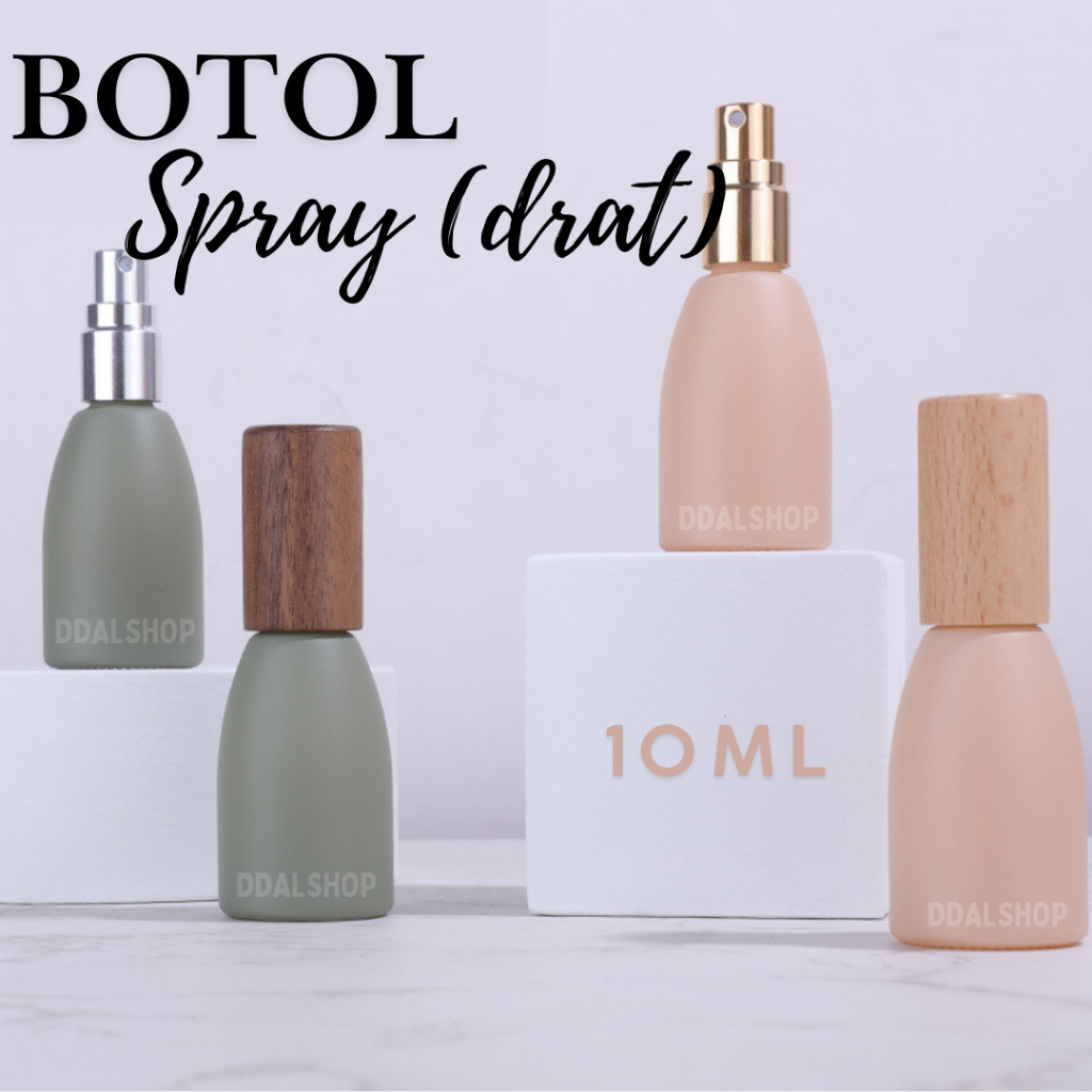 Jual Botol Parfum Kosong Mini 10ml Spray Kaca Aesthetic Praktis untuk ...