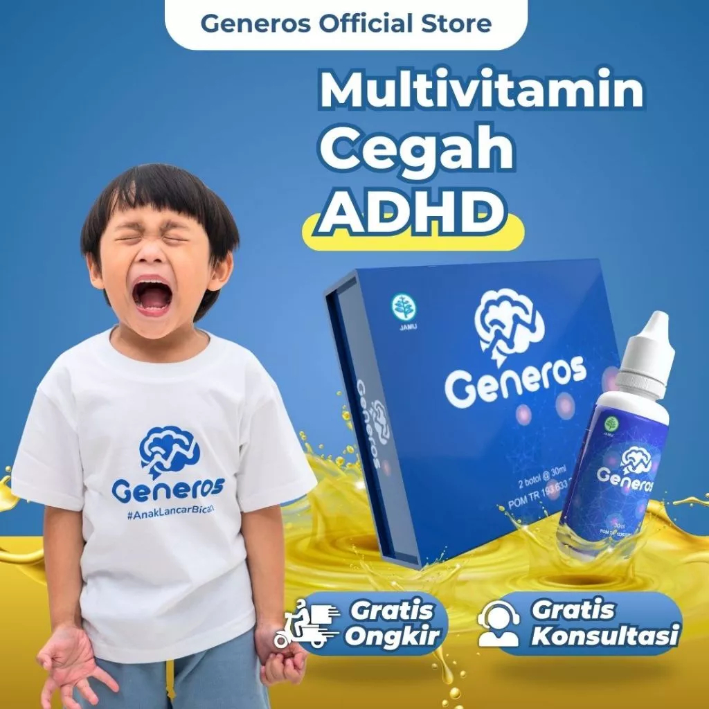 Jual Generos 1 Box - isi 2 botol, Mencegah dan Mengatasi ADHD Pada Anak ...
