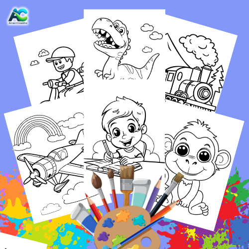 Jual GAMBAR MEWARNAI UNTUK ANAK PRA TK PAUD SD | COLORING PAGES KERTAS ...