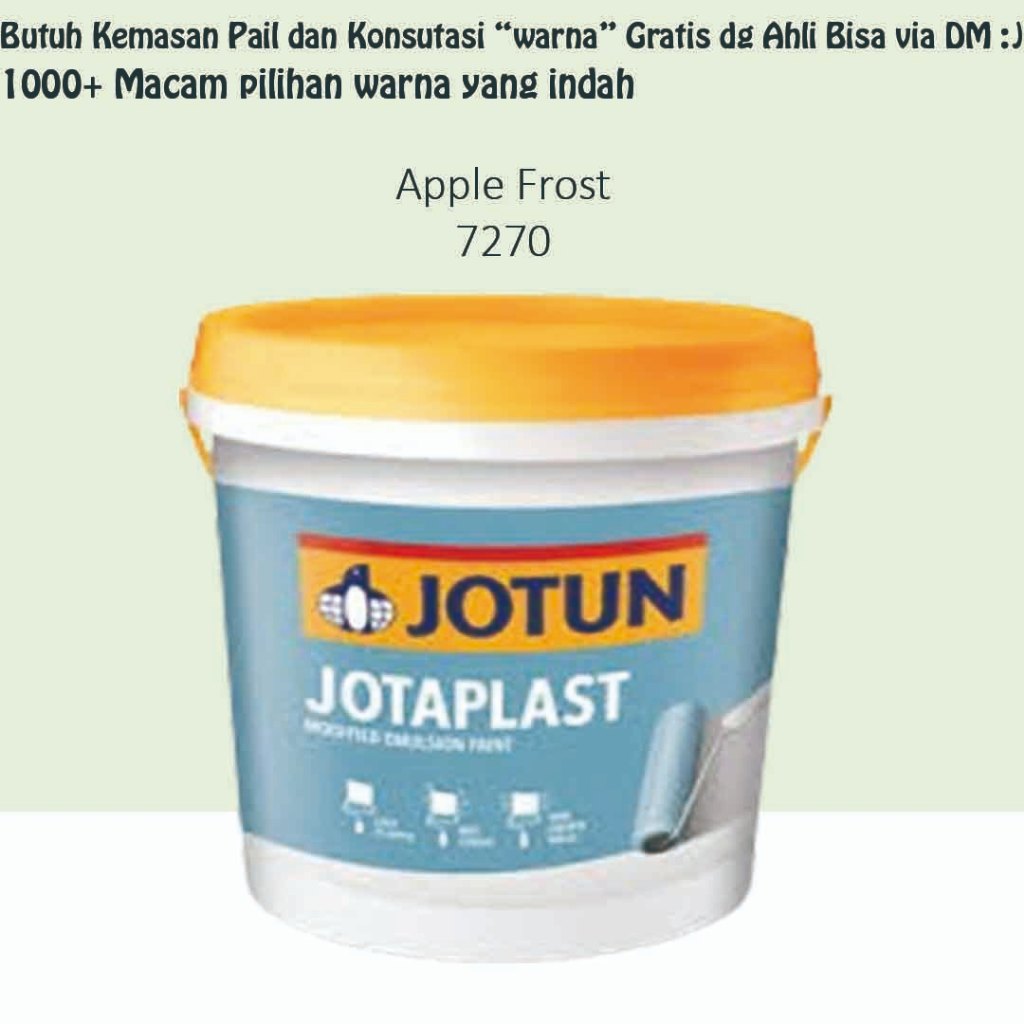 Jual Jotun Jotaplast 3.5L - Apple Frost 7270 (Tinting) | Shopee Indonesia