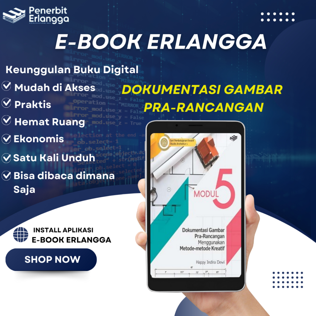 Jual [Erlangga Official] Buku Digital: Dokumentasi Gambar Pra-Rancangan ...