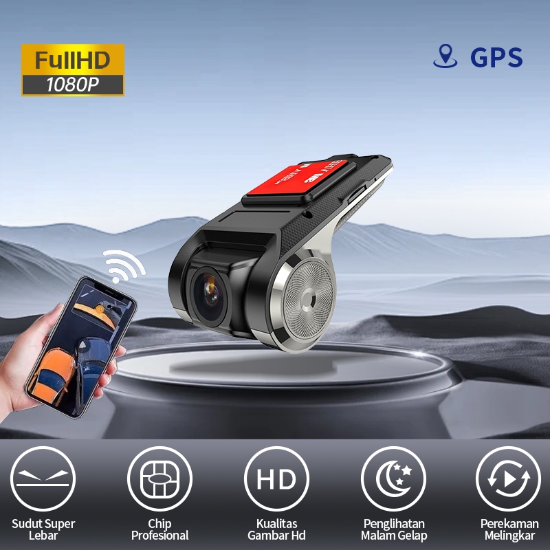 Jual Perekam Mengemudi Otomotif Kamera Depan DVR Video Recorder Full HD ...