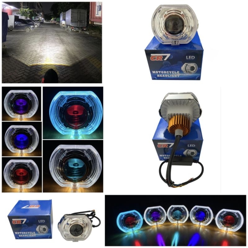 Jual Lampu Led Projie Biled Matrix ORI 4.5 Inch CR7 Cut Off Shroud ...