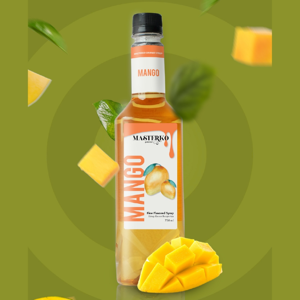 Jual Masterko Syrup Mango (Sirup Rasa Mangga) | Shopee Indonesia