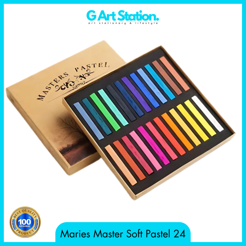 Jual MARIES Master Soft Pastel 24 Colors | Shopee Indonesia