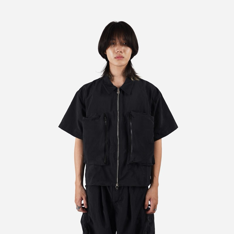 Jual FAITH FADE Workwear - Smiley Stains Work Shirt (Black) | Shopee ...